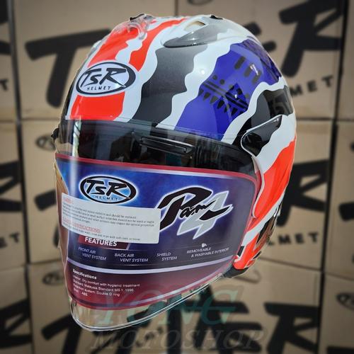 Jual Helm TSR Ram 4 Mick Doohan Original Half Face TSR Helmet Ram4 ...