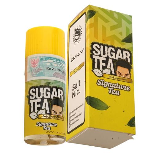 Jual SUGAR TEA SIGNATURE TEA SALT NIC 30ML 15MG BY ANDY SUGAR X EMKAY ...