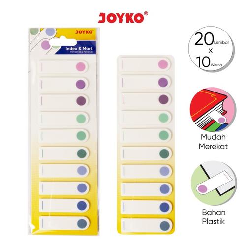 Jual Index Mark Penanda Pembatas Joyko IM-64 Plastik Pembatas Kertas ...