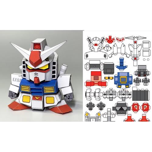 Jual Pola kertas DIY Papercraft Gundam RX 78 - Kota Bandung - Chie ...