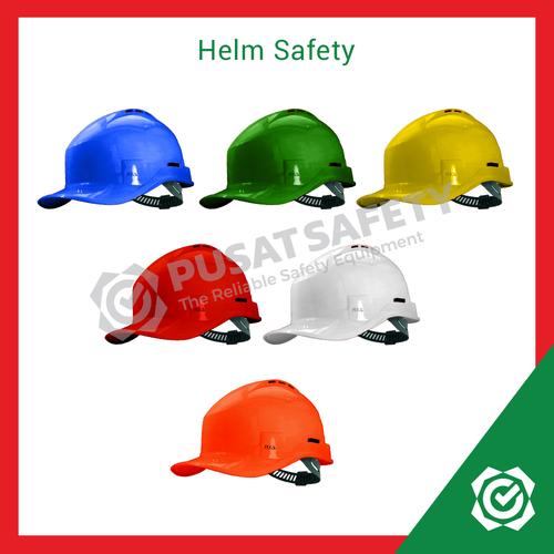Jual Helm Proyek Kerja Safety NSA Vented with Staz On Tali Dagu - Biru ...