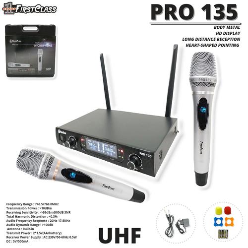 Jual MIC WIRELESS FIRSTCLASS PRO 135 / FIRST CLASS PRO135 HANDLE FREE KOPER - Jakarta Barat ...