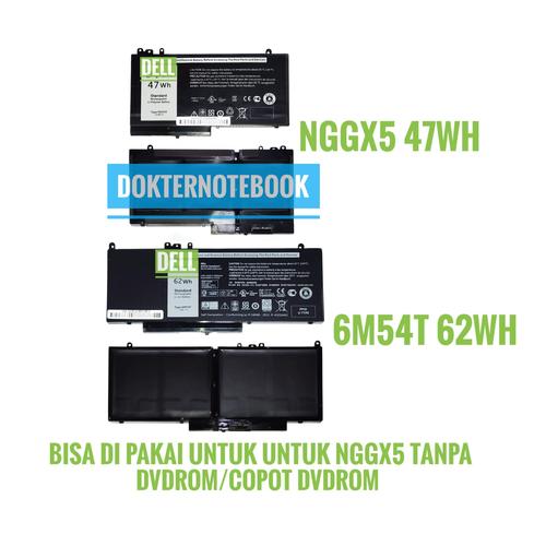Jual Baterai Battery DELL Latitude E5470 E5270 Series NGGX5 6MT4T ...