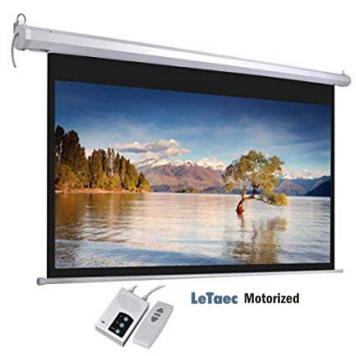 Jual Layar Proyektor Motorized 70" / layar otomatis Letaec - Motorized ...