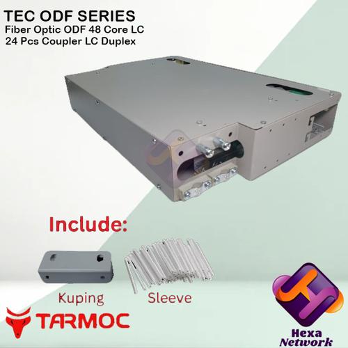 Jual Fiber Optic ODF/OTB 48 Core LC Lengkap Rackmount | ODF 48C LC ...