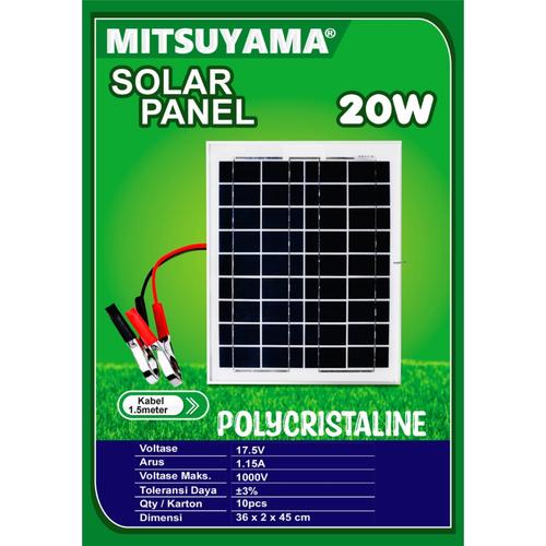 Jual Solar Panel Solar Cell Panel Surya 20wp Polycrystalline 20 Wp Poly ...
