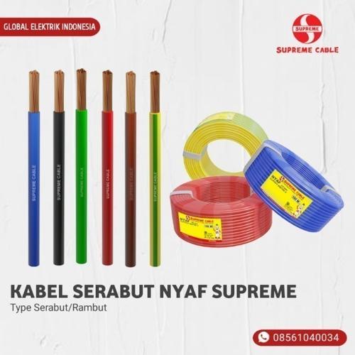 Jual Kabel NYAF 35 mm Serabut Hitam & Grounding Meteran SUPREME - Murah - Hitam, Per 5 meter ...