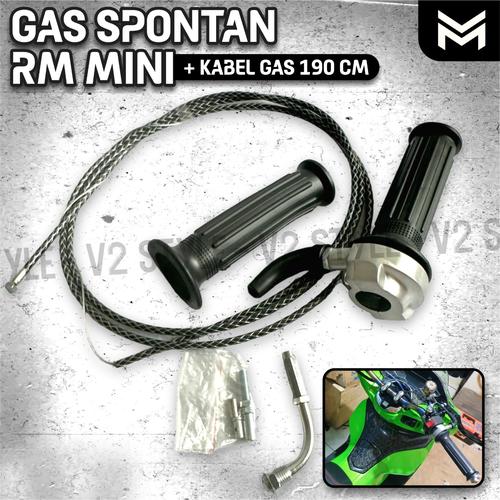Jual GAS SPONTAN RM MINI + KABEL GAS SERAT KARBON 190CM + HAND GRIP SET PNP - GAS SPONTAN ...