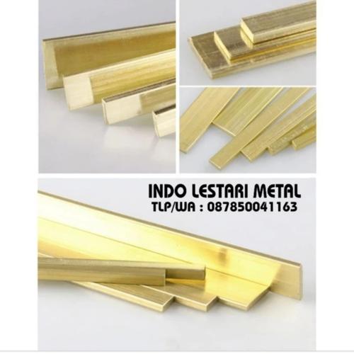 Jual plat strip kuningan 5 mm x 25 mm x 1500 mm - kuningan strip brass ...