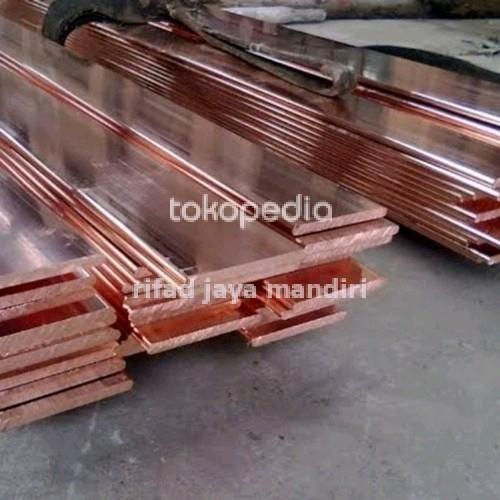 Jual plat busbar tembaga 4mm x 20mm x 1000mm-plat strip tembaga 4mm ...