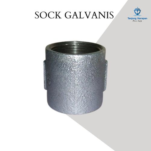 Jual Galvanis/Galvanise Sok Socket Sock 1 1/2-3/4" /Besi/ Lurus Drat ...