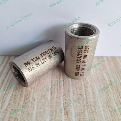 Jual Socket Class3000 Stainless SS304 Drat NPT 2"inch / Coupling Ss304 ...