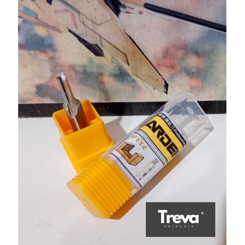 Jual Mata Profil / Mata Router ARDEN 1/4 X 4mm Straight Bit - Kota ...