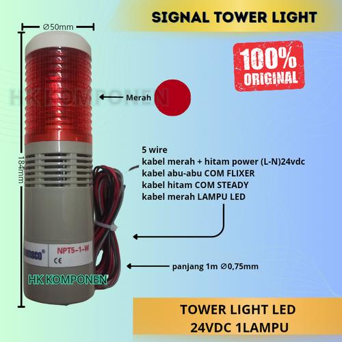 Jual Signal tower light led 24vdc 1lampu tower lamp - Jakarta Barat ...
