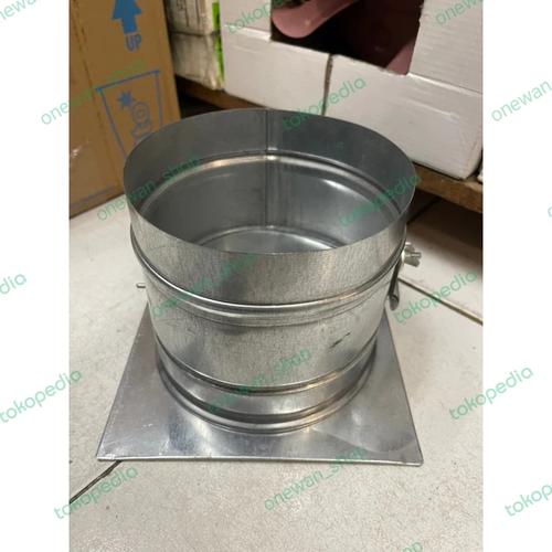 Jual spigot damper 8 inch cerobong asap baja bjls / sock topi lempeng 8 ...