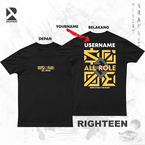 Jual KAOS GAME MOBA MOBILE LEGEND MLBB ML HERO ALL ROLE BAJU PRIA ...