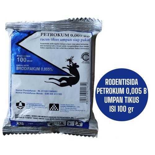 Jual RODENTISIDA RACUN TIKUS UMPAN TIKUS PETROKUM 0.005 BB 100gr - Kab ...