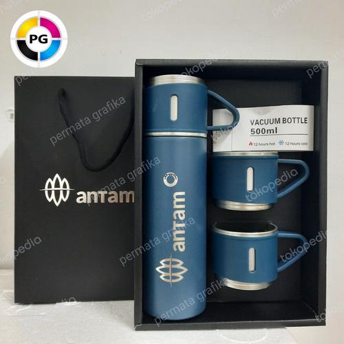 Jual Termos vacuum flask set 3 in 1 / Flash gift set / Termos sultan ...