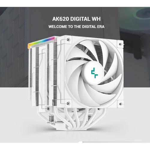 Promo Deepcool Cooler AK620 Digital White Edition - For CPU AMD Intel ...