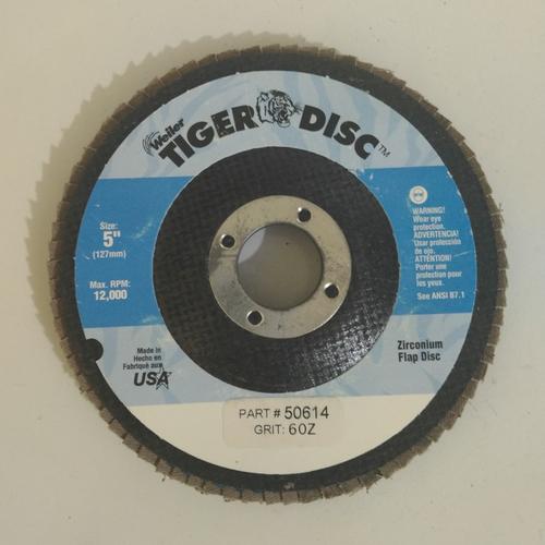 Promo WEILER TIGER FLAP DISC UKURAN 5" X 7/8" z60 #50614 - Kota ...