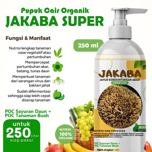 Jual Pupuk Cair Jakaba Super Pupuk Organik Jamur Tanaman Buah Sayur ...