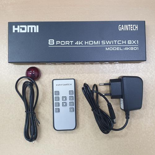 Jual GAINTECH 4K HDMI SWITCH 8 INPUT - 1 OUTPUT ADAPTOR REMOTE ...