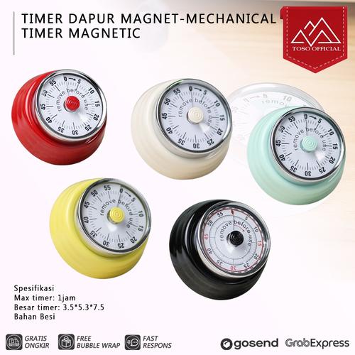 Jual Timer Dapur Magnet Mechanical Timer Magnetic Timer Masak Oven ...