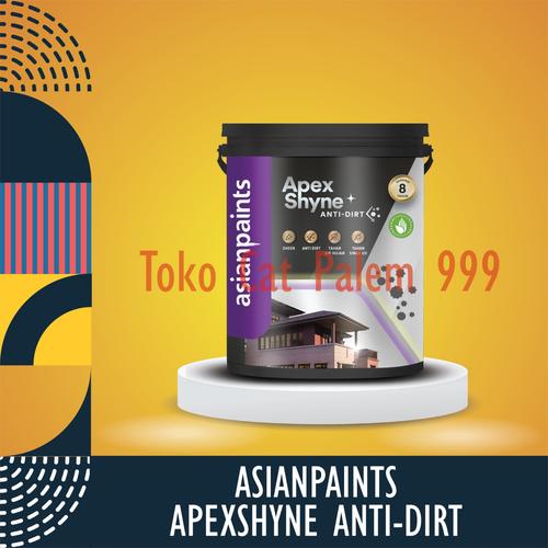 Jual Cat Tembok Luar Asian Paint Apex Shyne Ext Warna Putih 2.5 Liter ...