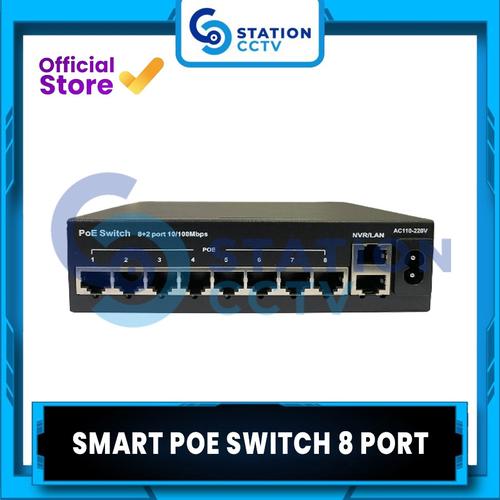 Promo Smart POE Switch Gigabit 10 Port with 8 POE + 2 Uplink - Jakarta ...