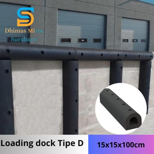 Jual Karet Rubber Loading Dock D Penahan Benturan Mobil 15 x 15 x 100cm ...