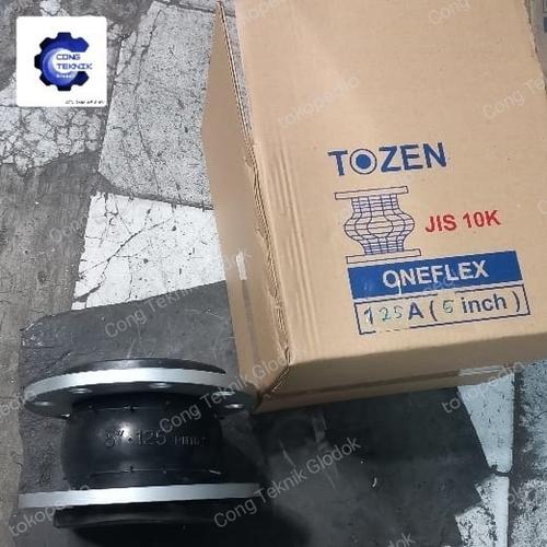 Jual Rubber Flexible Joint Oneflex JIS 10K TOZEN 4" inch / Flange Besi ...
