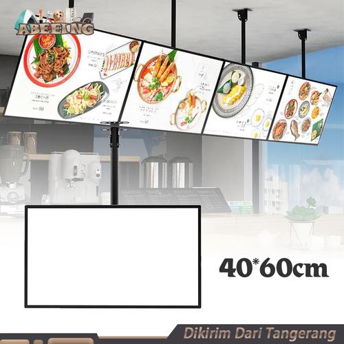 Jual 40x60cm LED Menu Display Frame Wall Mounted Illuminated Poster ...