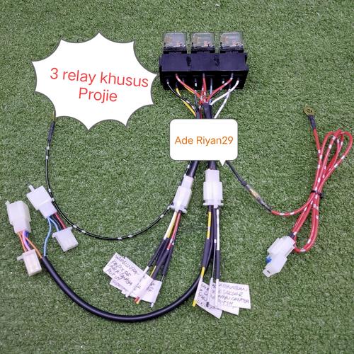 Jual Relay set 3 relay khusus lampu single Projie NMAX - Kota Tangerang ...