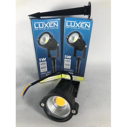 Jual LUXEN LAMPU SOROT TAMAN LED OUTDOOR WATERPROOF 5W COB KUNING ...