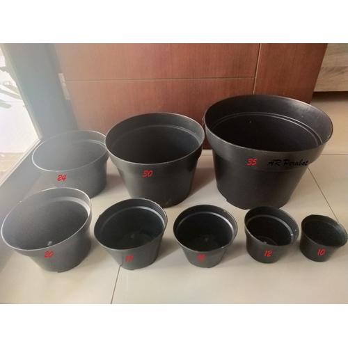 Jual Pot plastik hitam, pot murah, pot tanaman pot bunga hitam - 15 ...