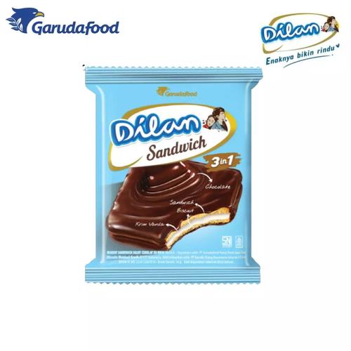 Jual Dilan Chocolate Sandwich/Biskuit Cokelat isi 20 pcs - Jakarta ...