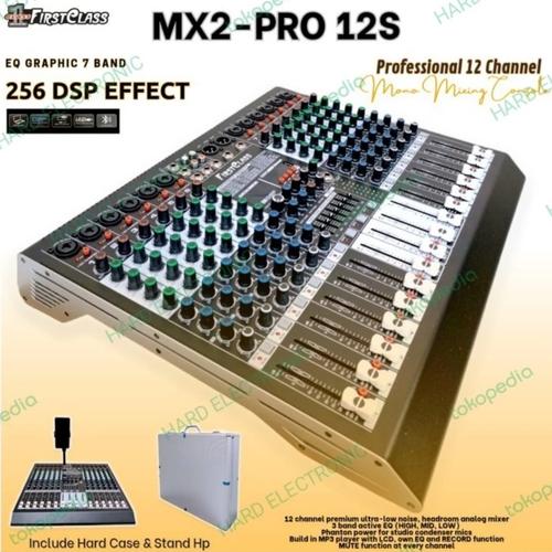 Jual Mixer Audio Firstclass MX2 - PRO 12S / MX2PRO12S 12 Channel Original - Jakarta Barat ...
