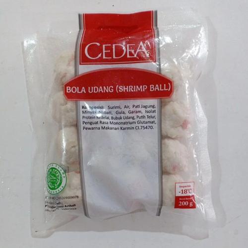 Jual Cedea Bola Udang 200g Shrimp Ball Frozen Food Olahan Udang - Kota ...