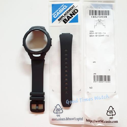 Jual PAKET STRAP BEZEL BABY-G BSA-B100-1A BSA B100 CASIO ORIGINAL ...