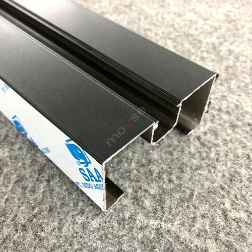 Jual 1 Pintu Aluminium SAA 3" - Hitam Powder Coating - Kota Bandung ...