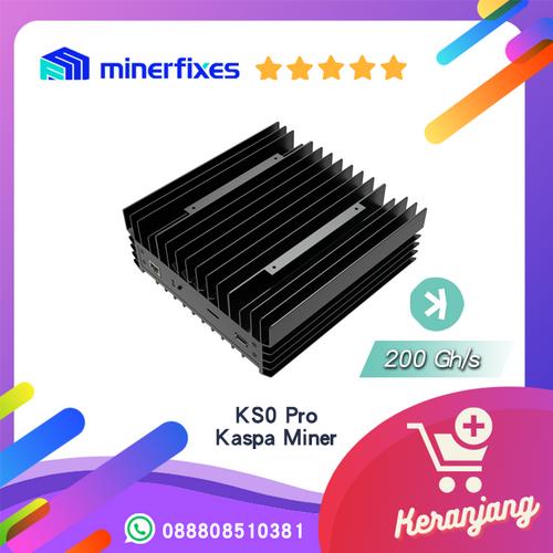 Jual ICERIVER KS0 Pro 200Gh/s 100W KAS Miner Kaspa Mining with PSU ...