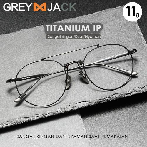 Promo Grey Jack Frame Kacamata Bahan Titanium Kokoh Model Aviator ...