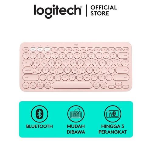 Jual LOGITECH KEYBOARD WIRELESS K380 PINK BLUETOOTH MULTI DEVICE ...