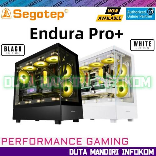 Promo Segotep Endura PRO+ - Tempered Glass Mid Tower E-ATX Gaming Case ...