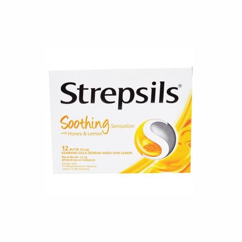 Jual Strepsils Soothing Honey & Lemon Box 12 Pcs Permen Pelega ...
