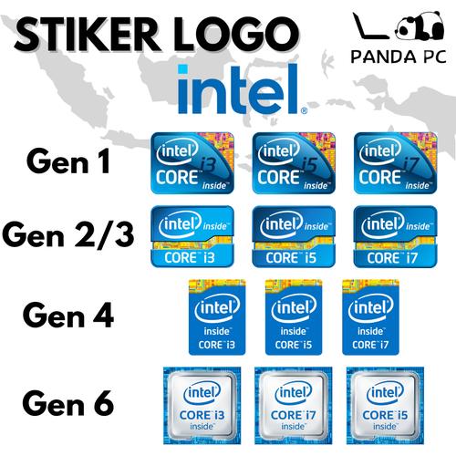 Jual Sticker Logo Core i3 i5 i7 Stiker Intel PC Komputer Laptop ...