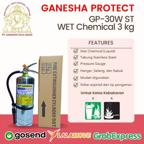 Jual Apar Type K / Wet cemichal uk 3 kg Stainless - Kota Bekasi ...