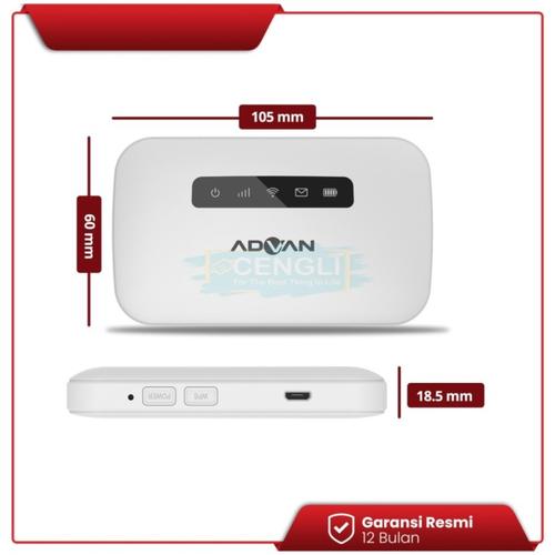 Jual MIFI Router ADVAN Mobile WIFI Hotspot Portable Modem Speed 4G LTE MF01 - Kota Manado ...