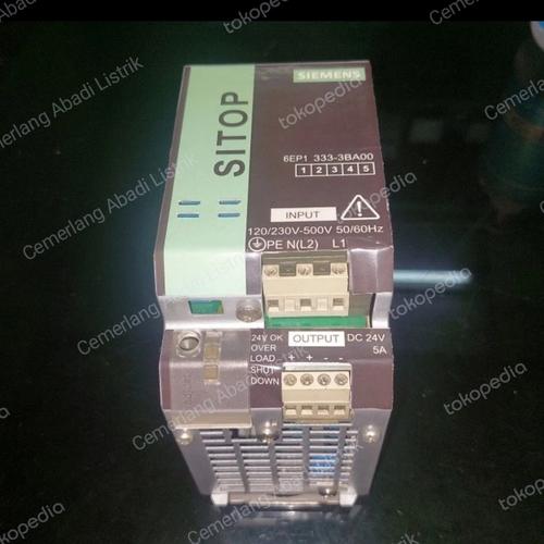 Jual SIEMENS SITOP 6EP1333-3BA00 / SITOP MODULAR 5A 1/2PH POWER SUPPLY ...