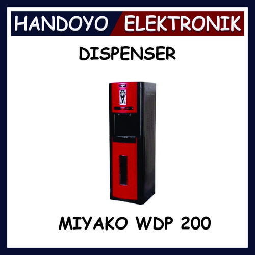 Jual DISPENSER GALON BAWAH MIYAKO WDP 200 H BLACK RED (HOT&NORMAL ...